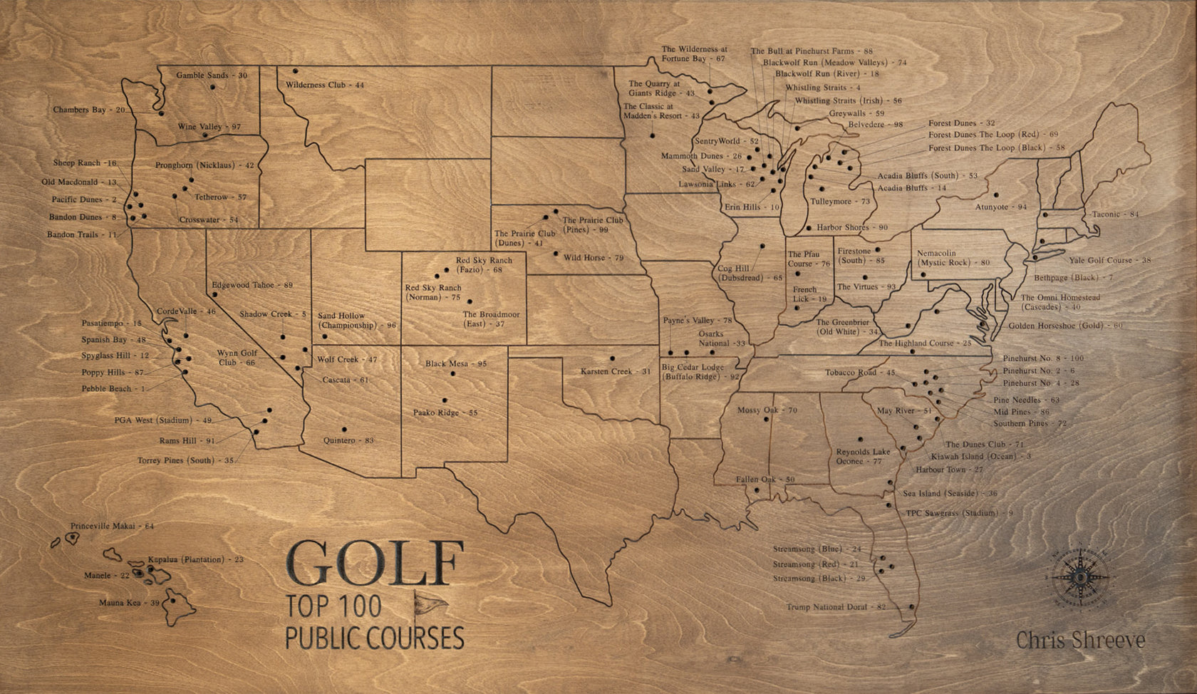 The Centurion Map – Rota Golf